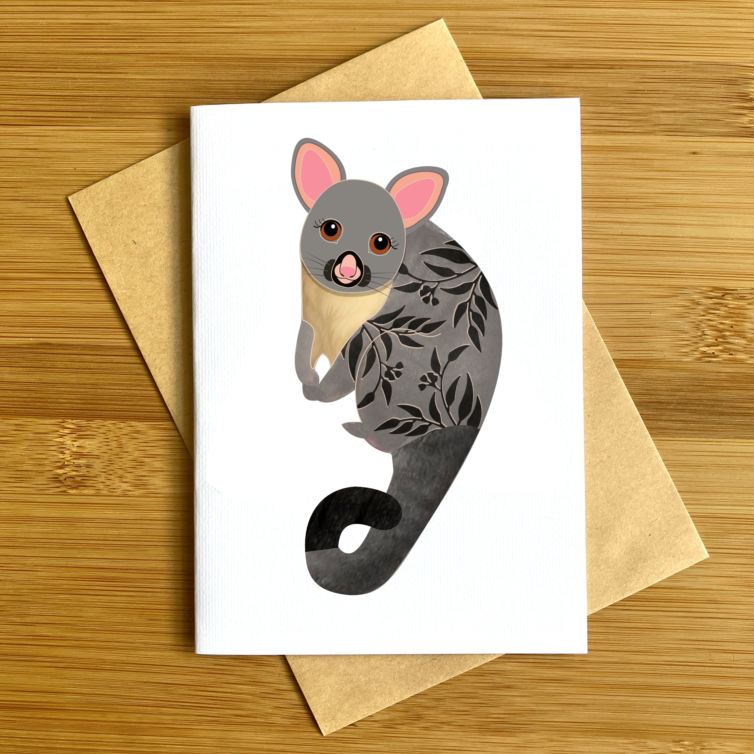 Possum Greeting Card – Smyle Designs