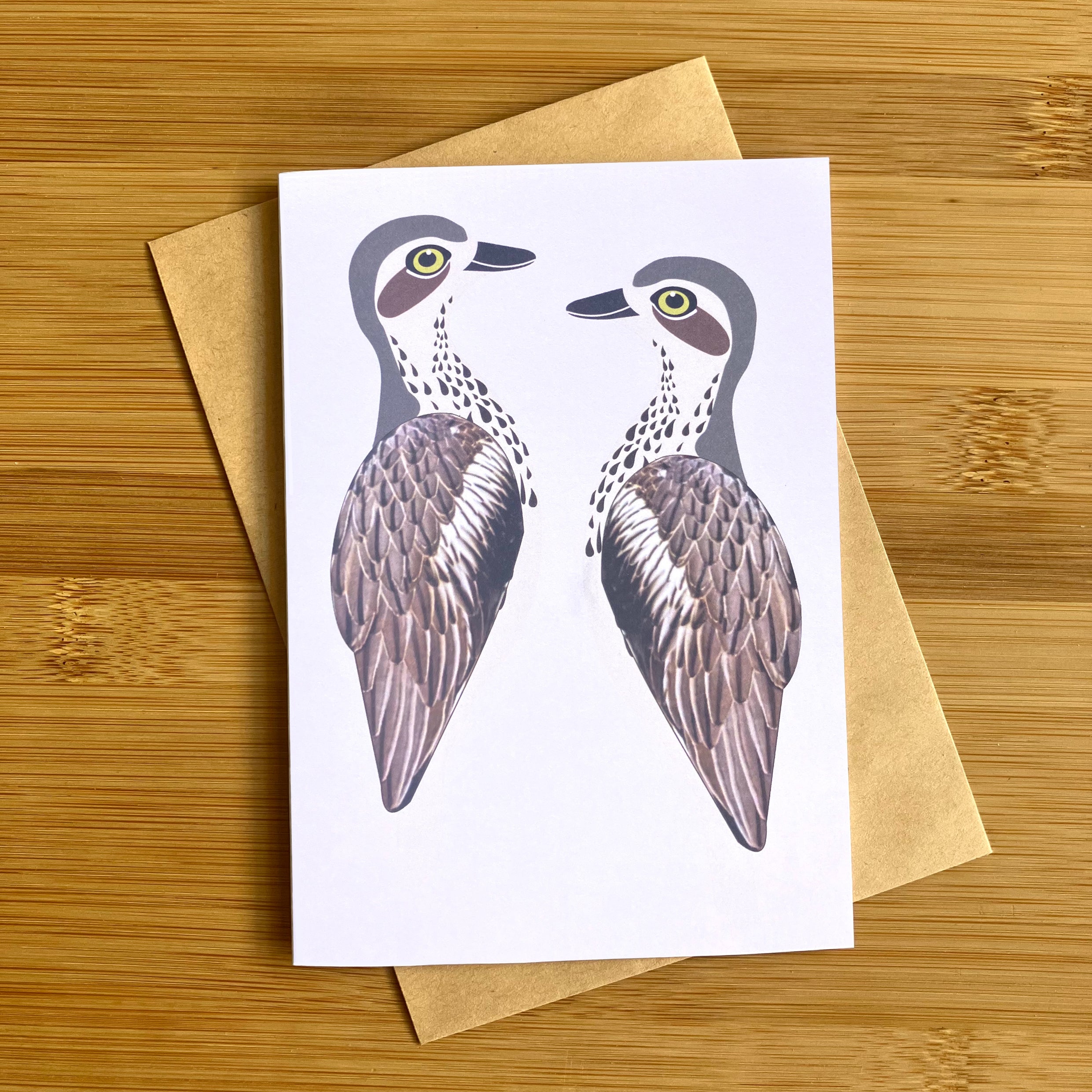 Bush Stone Curlew Greeting Card – Smyle Designs