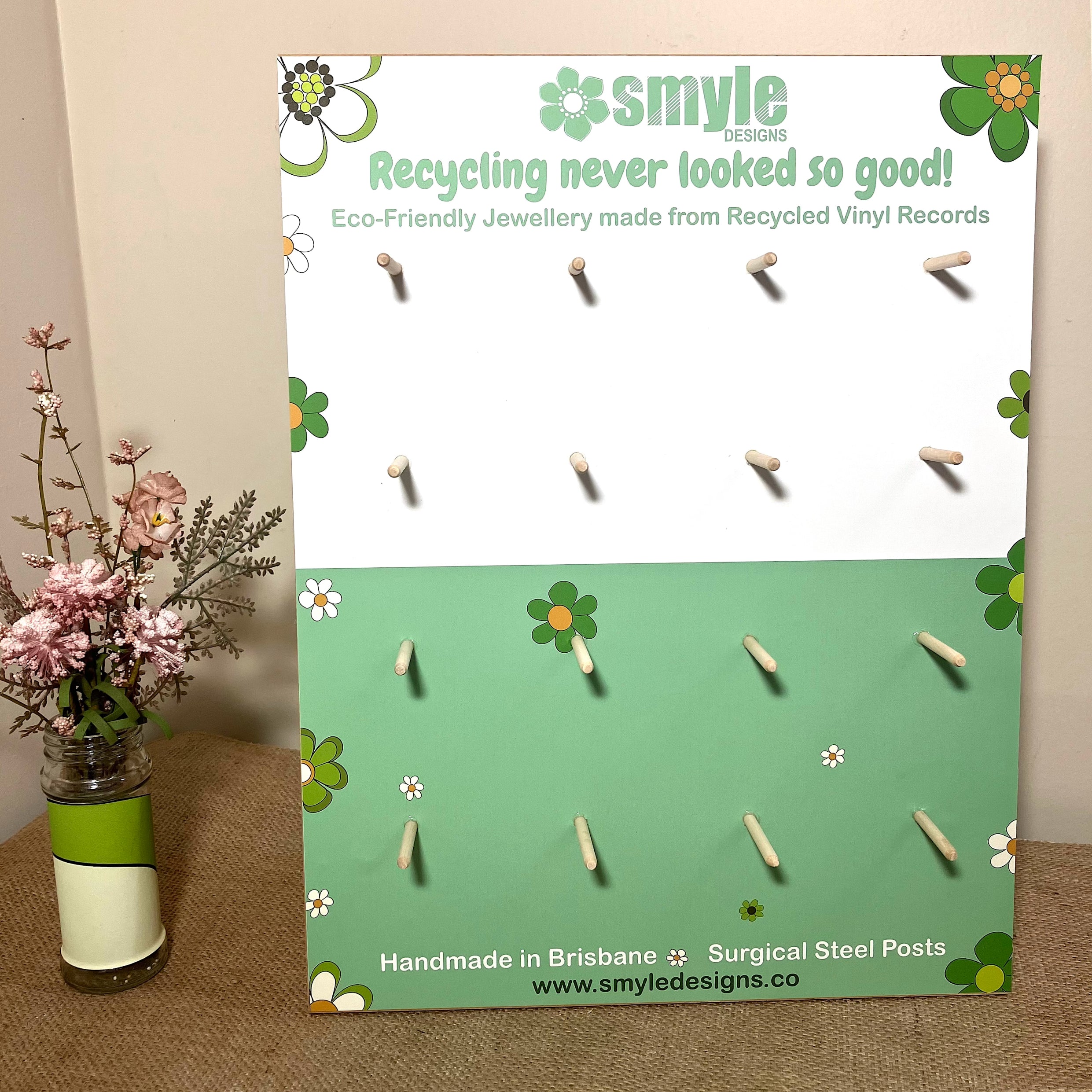 Counter Display Stud Stand - 16 Pegs – Smyle Designs