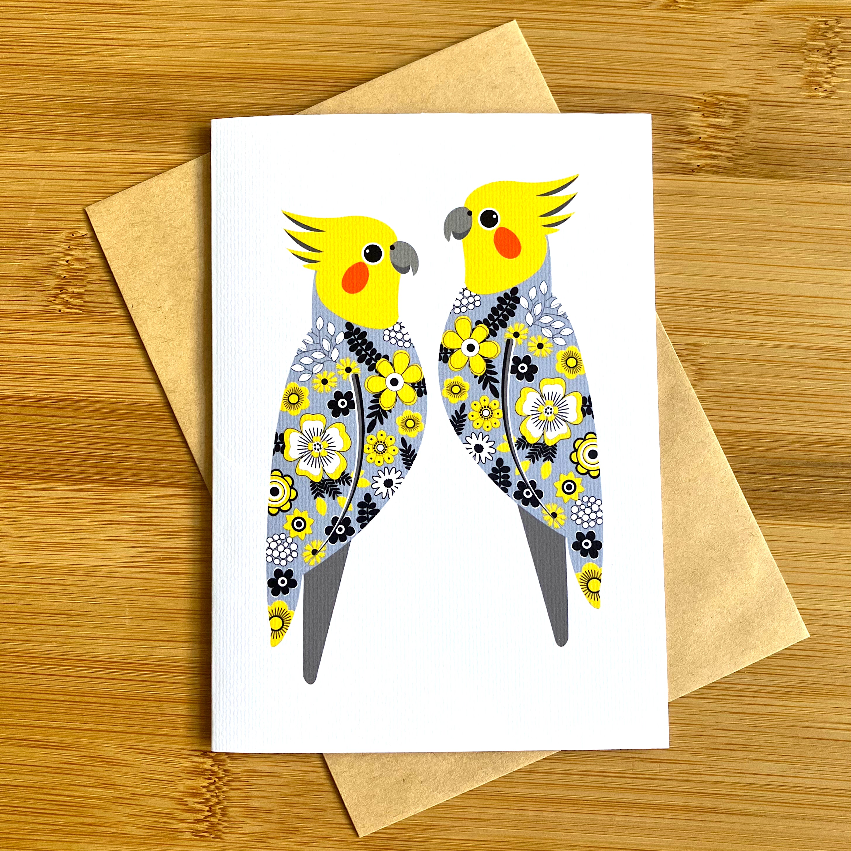Cockatiel Greeting Card – Smyle Designs